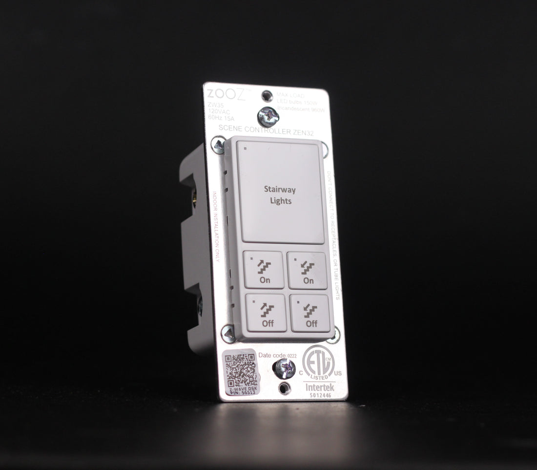 Zooz ZEN32, Custom-engraved (Faceplate only) – Domotinc-customs